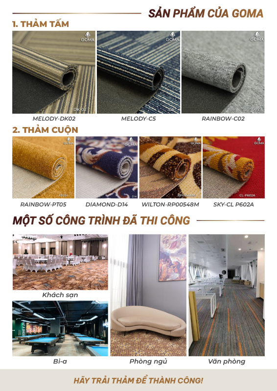Điểm khác biệt của Goma so với thị trường - gomacarpet